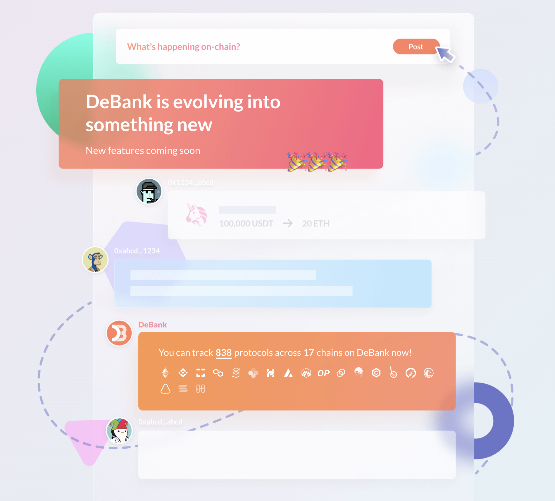 【Web3.0】DeBankのSNS機能を触ってみた記録
