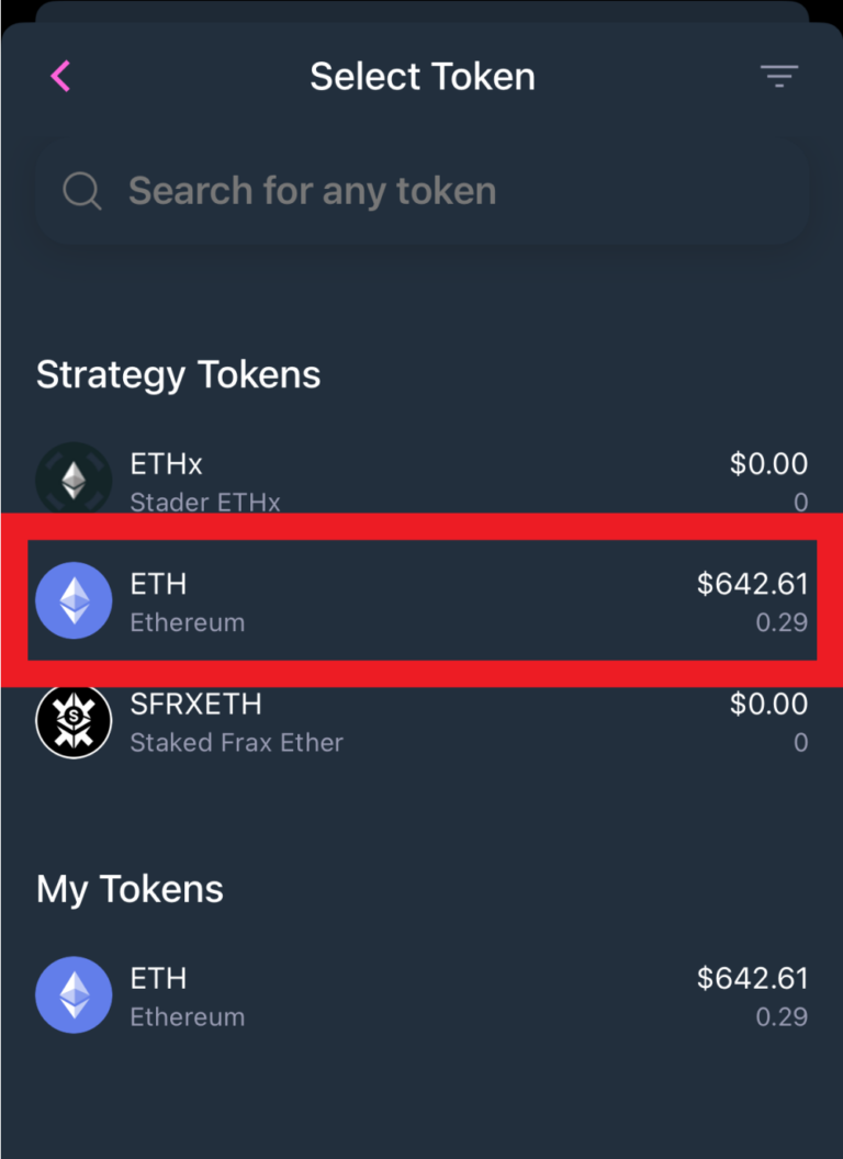 RainmakerでKelp DAOにETHをデポジットする流れを画像で解説