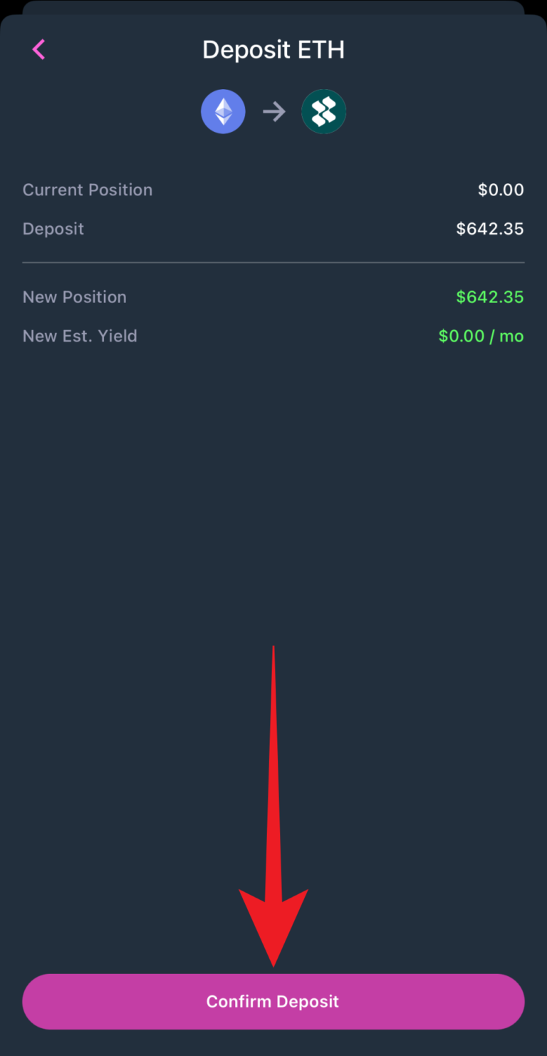 RainmakerでKelp DAOにETHをデポジットする流れを画像で解説